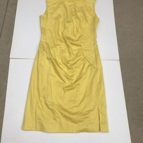 Hugo Boss | Dresses | Hugo Boss Yellow Sleeveless Dress Sz 2 | Poshmark